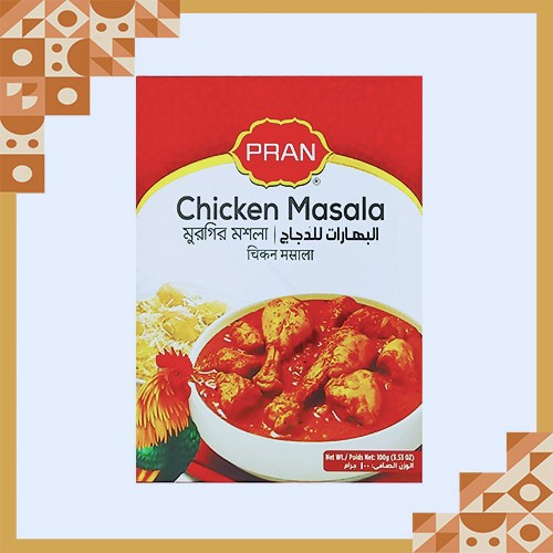 【PRAN】 Chicken Curry Masala 100g （チキンマサラ) | Bangla Bazaar Online Shop